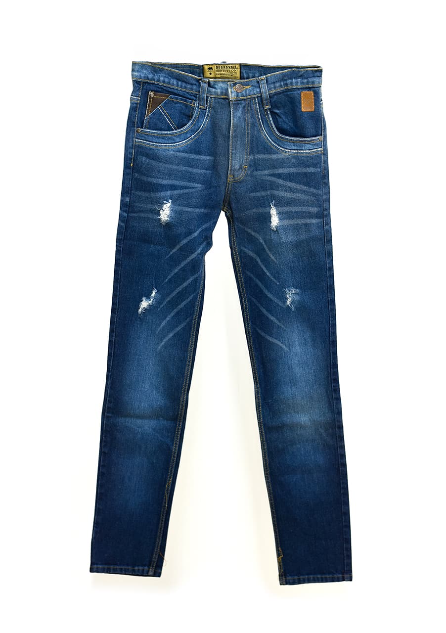 Pantalón Skinny Mezclilla Azul Rey – Dubrovnik